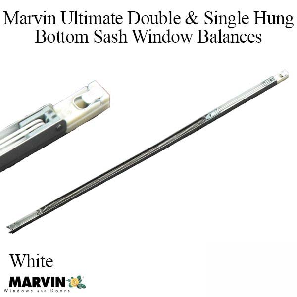 Marvin Ultimate Double and Single Hung Window Bottom Sash Balances, Wh ...