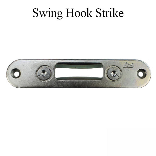 Swing Hook Strike - Adjustable - Stainless Steel Finish – Golden Locks Inc