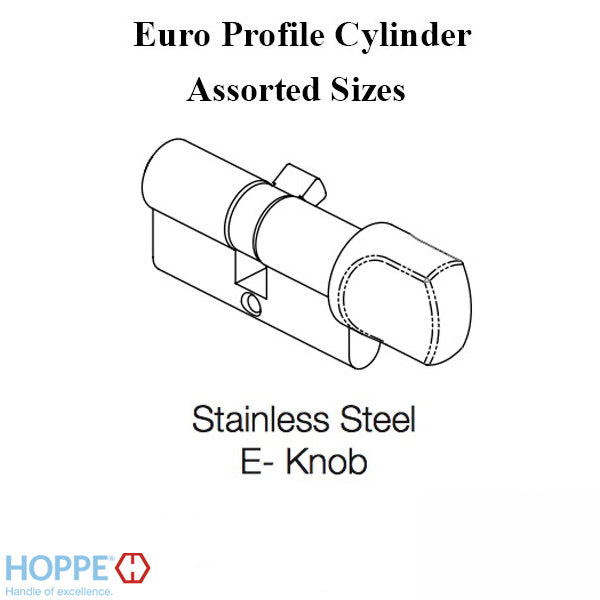 Round Rosettes for Euro profile cylinder - Stainless – Golden Locks Inc
