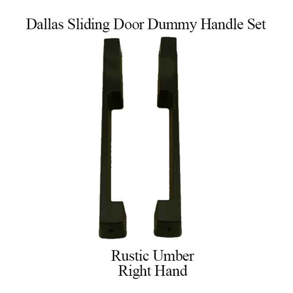 DALLAS DUMMY SLIDING DOOR HANDLE SET, HLS9000 GEARS RH 1-3/4" PANEL ...