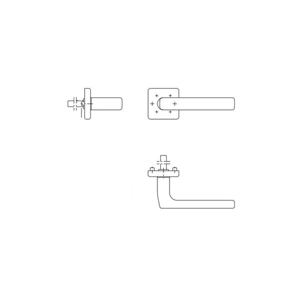 HOPPE DALLAS HALF HANDLE FOR INTERIOR ENTRANCE DOORS - BLACK – Golden ...