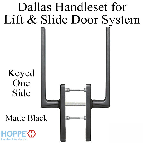 Dallas Handleset for Active Lift and Slide Door System, Keyed One Side ...