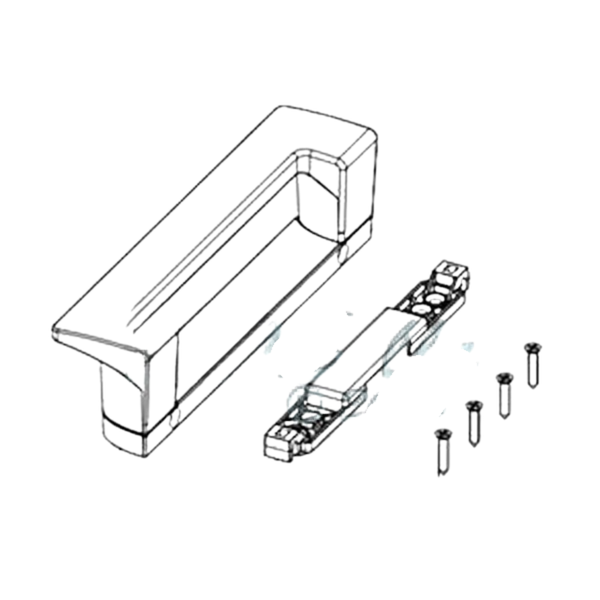Interlock Crest Interior Handle And Baseplate , 13-711W – Golden Locks ...
