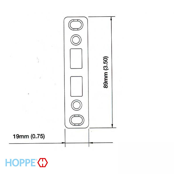 Double Door Shootbolt Strike Plate - Stainless Steel – Golden Locks Inc