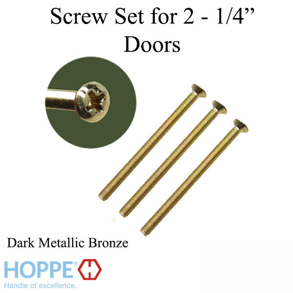 Hoppe 65mm Screw Packs for Back Plates - Dark Metallic Bronze – Golden ...