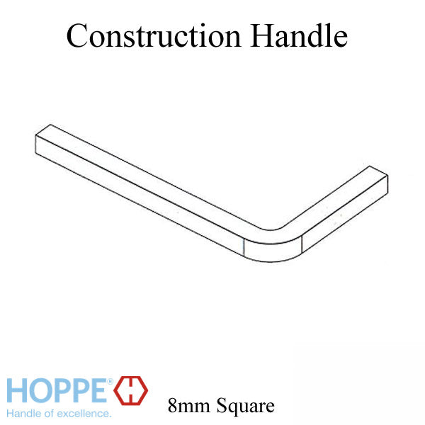 Construction Handle, 8mm Square – Golden Locks Inc