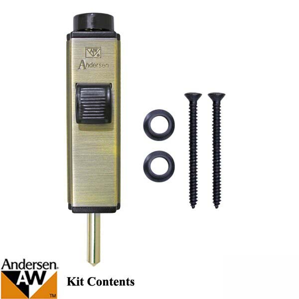 Andersen Auxiliary Foot Bolt Lock for Frenchwood Gliding Door - Antiqu ...