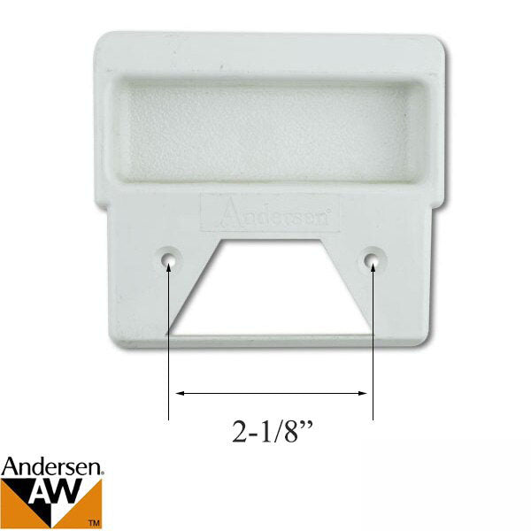 Andersen Inside Screen Door Handle - White – Golden Locks Inc