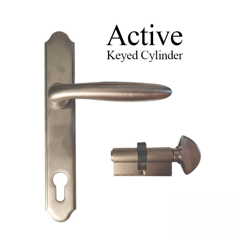 Hoppe Active Verona Handle Set, M151/374N - Satin Nickel , 2714269 ...