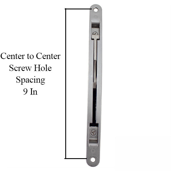 Hoppe Inactive Flushbolt Rod, 30mm - 20mm face - Stainless Steel ...