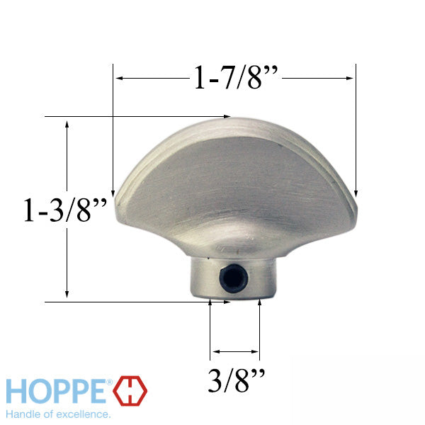 Crescent Knob for Sliding door HLS9000 Thumbturn Shaft - Satin Nickel ...