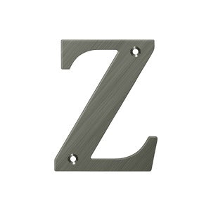 4" Residential Letter Z – Golden Locks Inc