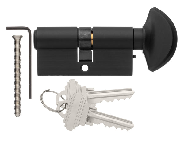 33330104 Rockwell 90 Degree Solid Brass EuroProfile Cylinder Lock in A ...