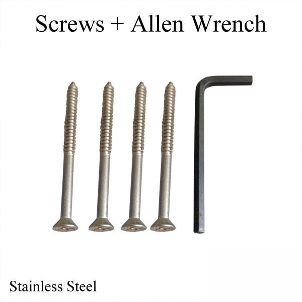 V200 Hinge Hardware Kit: #10 x 2-1/2" Stud Screws and Allen Wrench, St ...