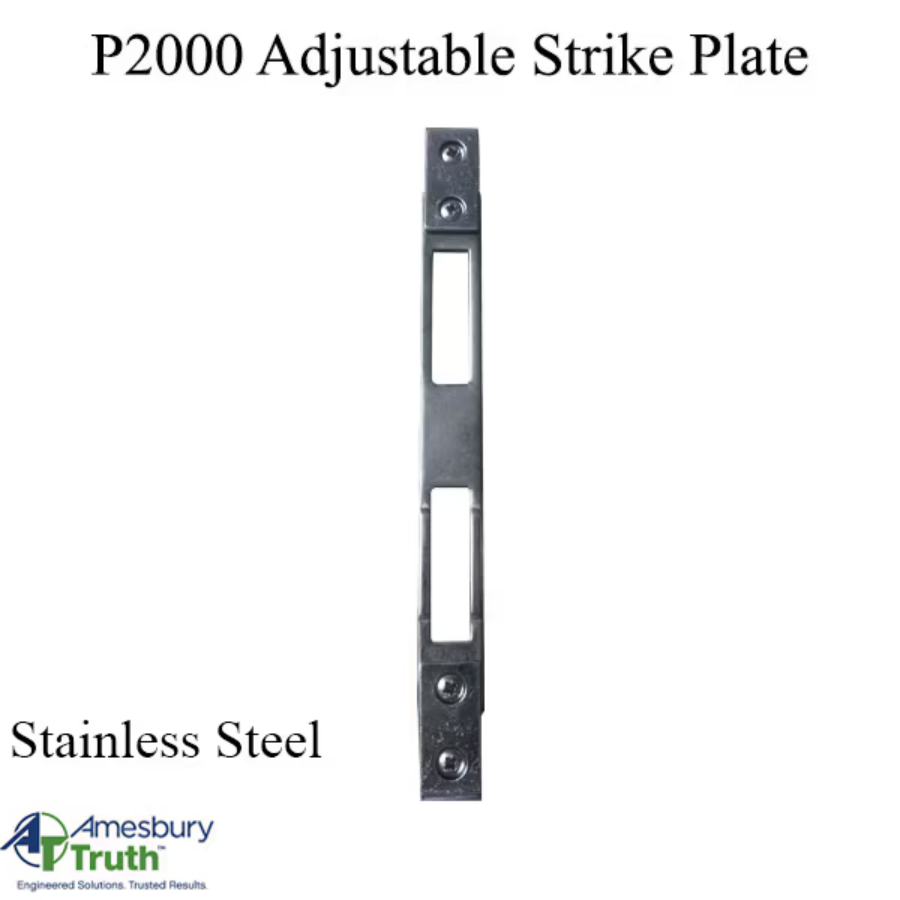 P2000 Adjustable Raised Strike Plate .83" x 9.69" x .39" height - Stai ...