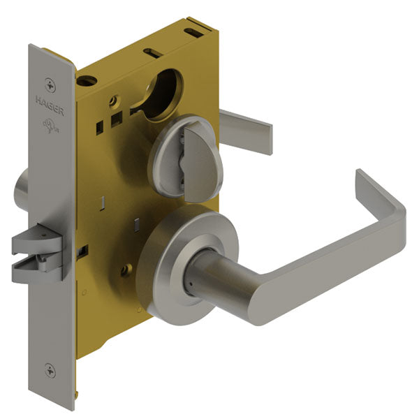 3840S Privacy Mortise Lock with Sectional Trim, WTN (Withnell) Lever ...