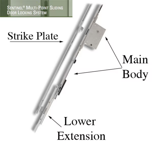 Center Lock Assembly For 3 Point Sliding Door Lock Xm-50 – Golden Locks ...
