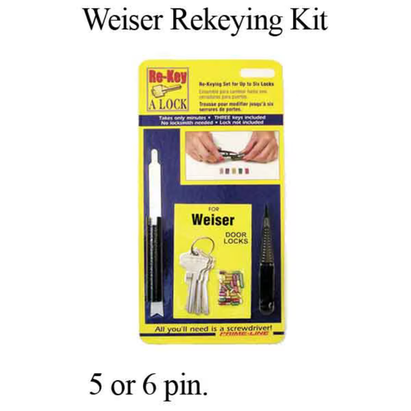 Weiser Keying Kit, 3 keys – Golden Locks Inc