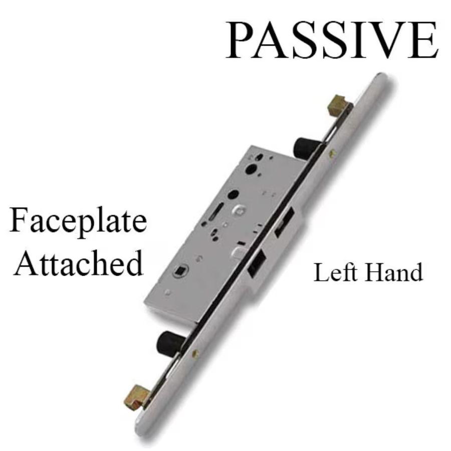 Passive Lock for Concealed Rod 70/92 , Left Hand, Radius Faceplate Att ...