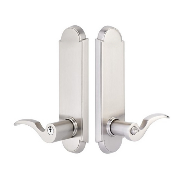 Emtek 5358 Annapolis Single Point Lockset - Brass Tubular - Dummy, Pai ...