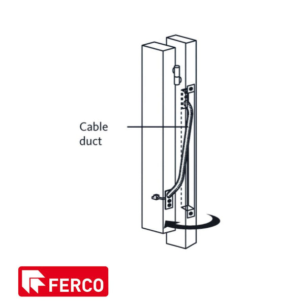 G-U FERCO Multi-point Lock Concealed Cable Duct – Golden Locks Inc