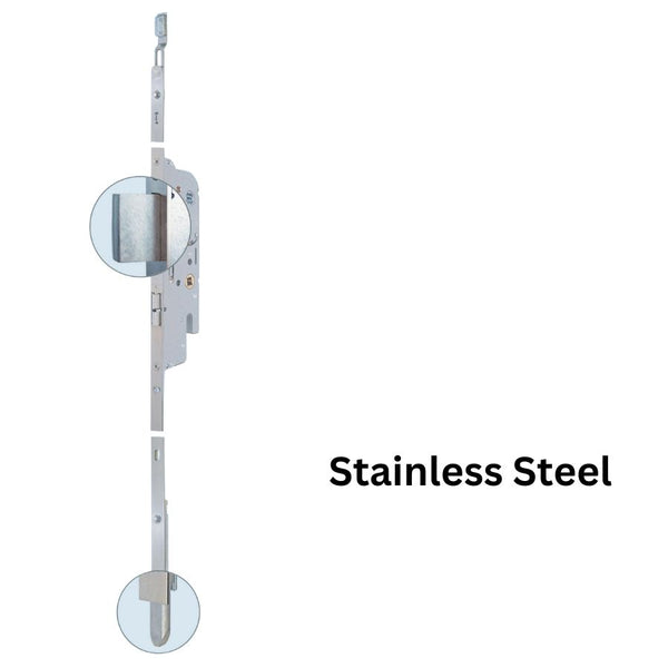 G-U / Ferco Secury S-Bolt Active Door Lock for Lever Handle - 60mm bac ...