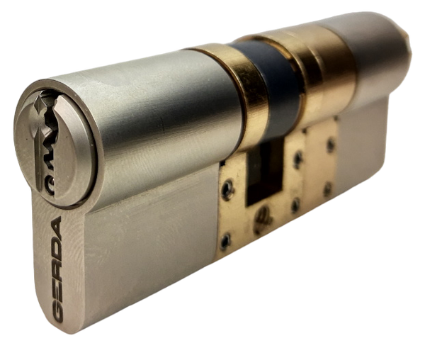 GERDA PROFILE CYLINDER FOR SMART LOCK, 76mm (3'') THICK DOORS – Golden ...