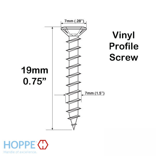 Screws, 7mm Head, 19mm Length - Stainless Steel – Golden Locks Inc