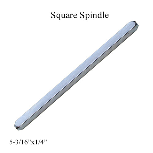 SQUARE SPINDLE, 5-3/16" X 1/4" (7MM X 131MM) – Golden Locks Inc