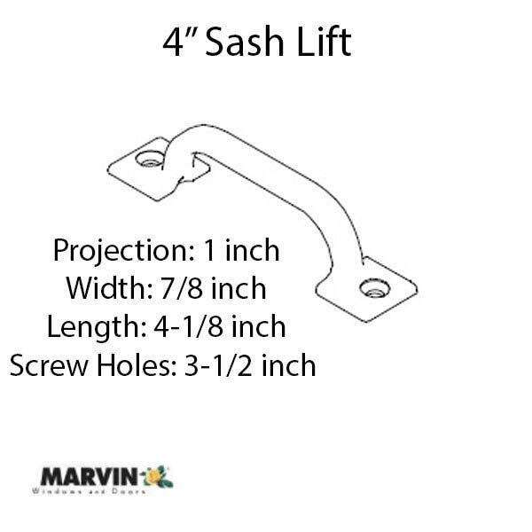 Marvin Sash Lift, Single Hung or Double Hung Window – Golden Locks Inc