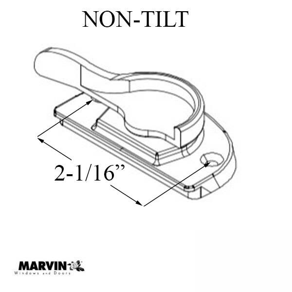 Marvin Non-Tilt Sash Lock, Ultimate Magnum Window – Golden Locks Inc