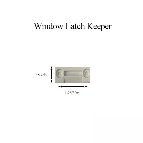 Marvin Gliding Window Latch Keeper – Golden Locks Inc