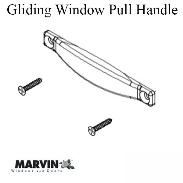 Marvin Gliding window pull handle for secondary window – Golden Locks Inc