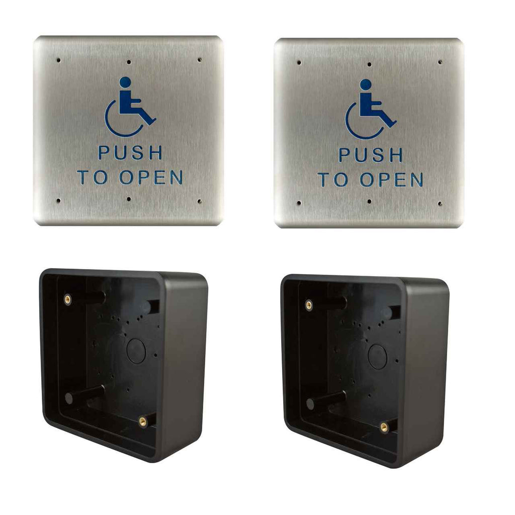 LCN 8310-3857T 4-3/4" x 4-3/4" Square, Hard Wired Surface Mount ...