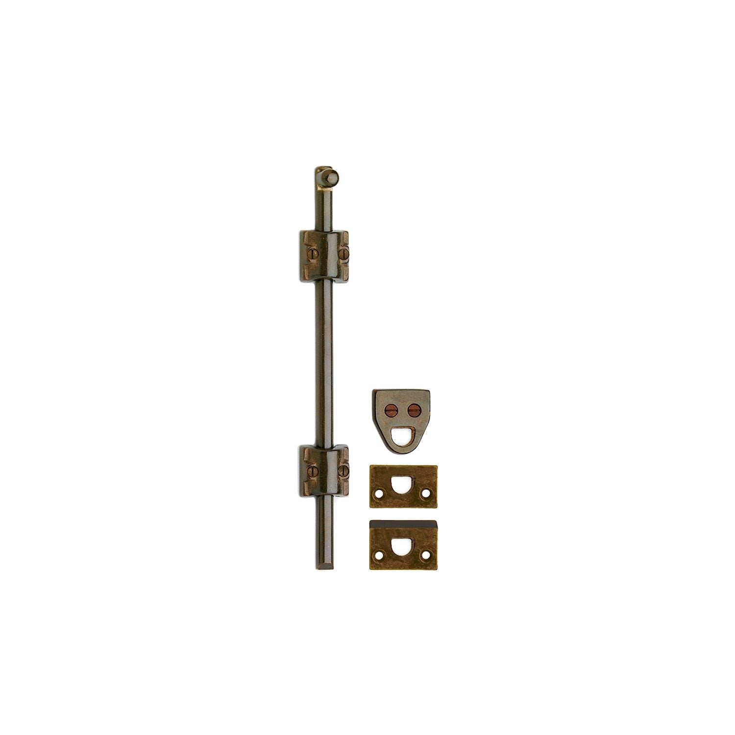 Mini Surface Bolt with Square Mounting Bracket and 3/8″ Bolt - 10" Mini ...