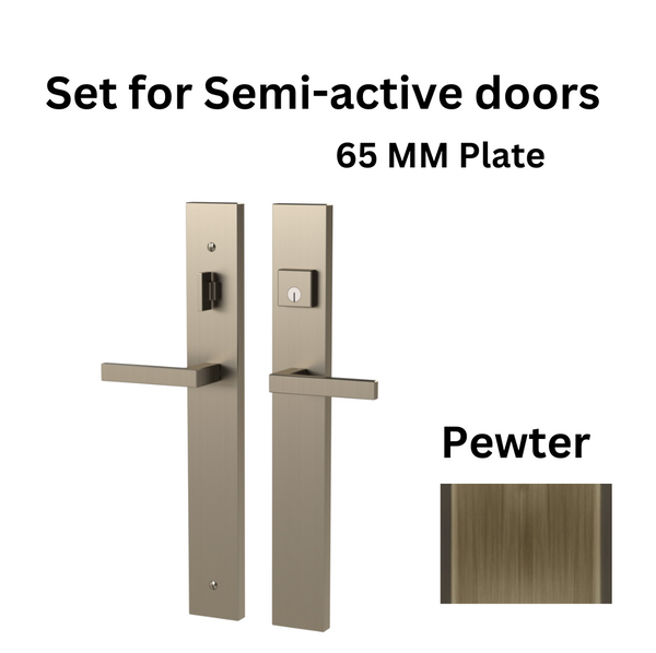 G-U FERCO BERLIN 65mm Plates, Handle sets for semi-active doors , Soli ...