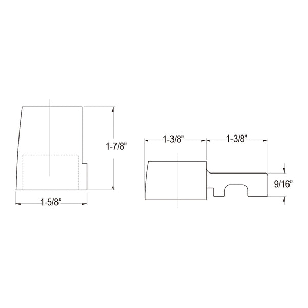 SF1118TAL Offset Pivot 18 Series Top Pivot in Aluminum finish – Golden ...