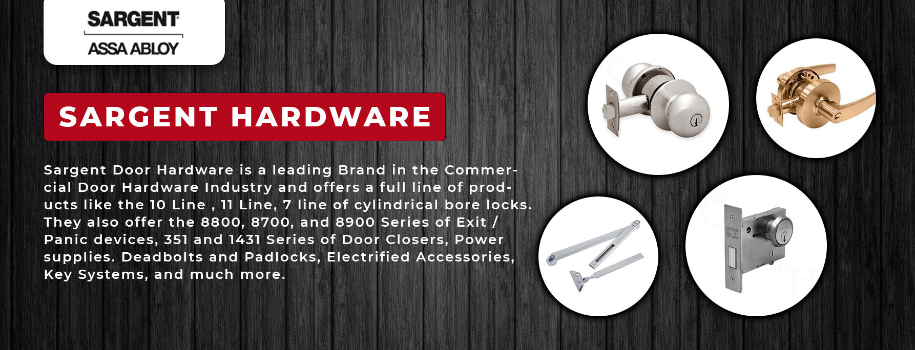 Sargent Hardware – Golden Locks Inc