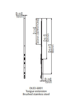 Interlock / Assa Abloy, 16mm (0.63”) Tongue Extension – Golden Locks Inc