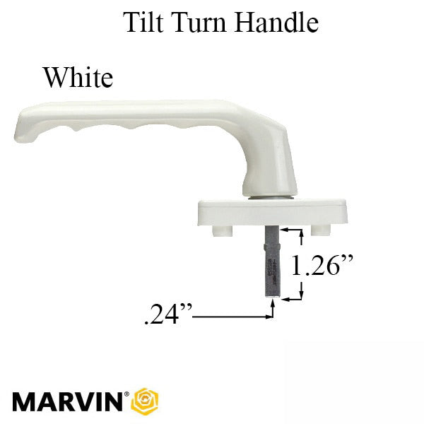 Marvin Tilt Turn Pistol Grip Handle, Non-keyed – Golden Locks Inc