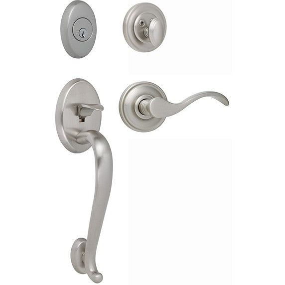 H100MPMUS15 Rockwell Premium Winslow Multipoint Lock Door Handleset wi ...