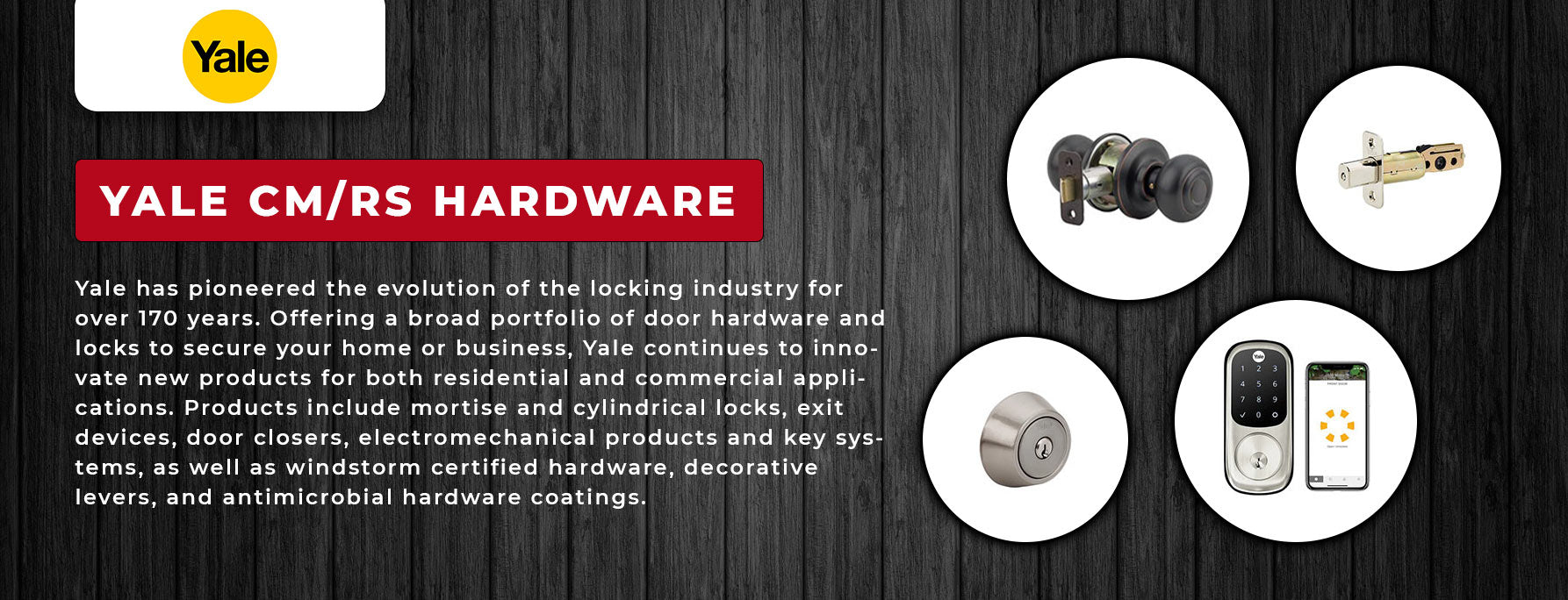 Yale Residential Hardware – Golden Locks Inc