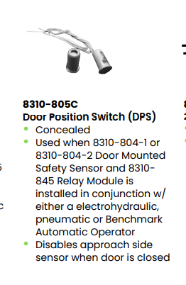 LCN 8310-805C Concealed Door Position Switch (DPS) for Automatic Operator