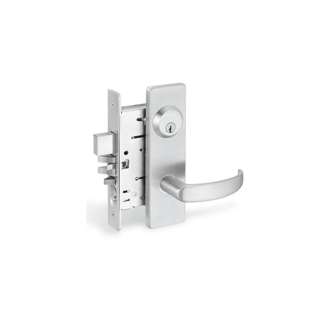 Falcon MA Series Hotel Keyed Entry Mortise Lock Set with Dane Lever an ...
