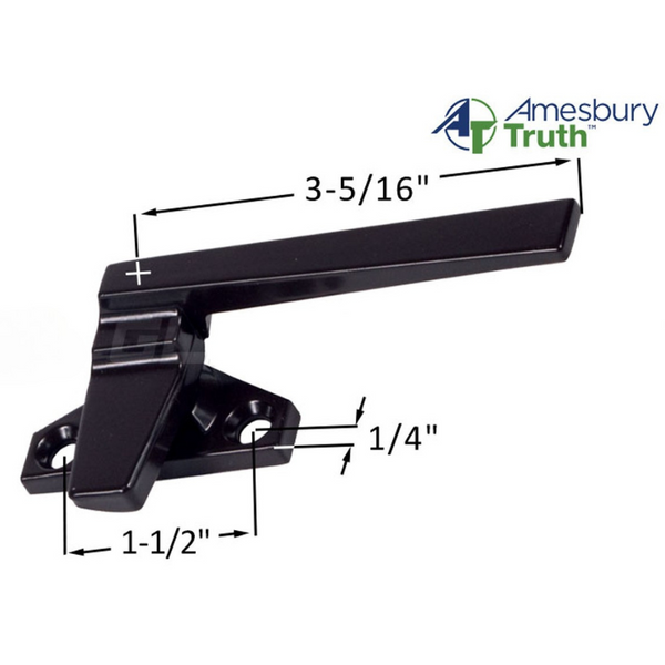 Truth 25 Series Cam Lock 1-1/2 Handle Offset Base RH ,Satin Nickel ...