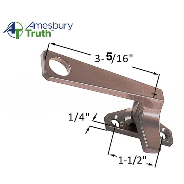 Truth 25 Series Cam Lock 1-1/2 Handle Offset Base RH ,Bronze – Golden ...