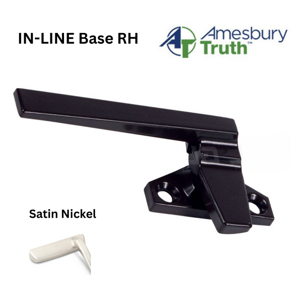 Truth 25 Series Classic Cam Lock Handle IN-LINE Base LH ,Satin Nickel ...