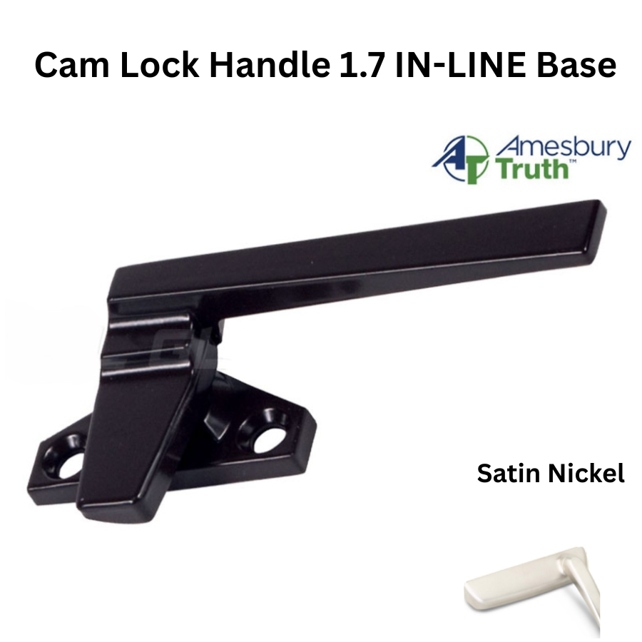 Truth 25 Series Classic Cam Lock Handle 1.7 IN-LINE Base RH , Satin Ni ...