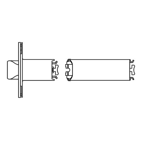 Schlage 5" Backset Extension Link for 2 3/8" Backset Latches – Golden ...