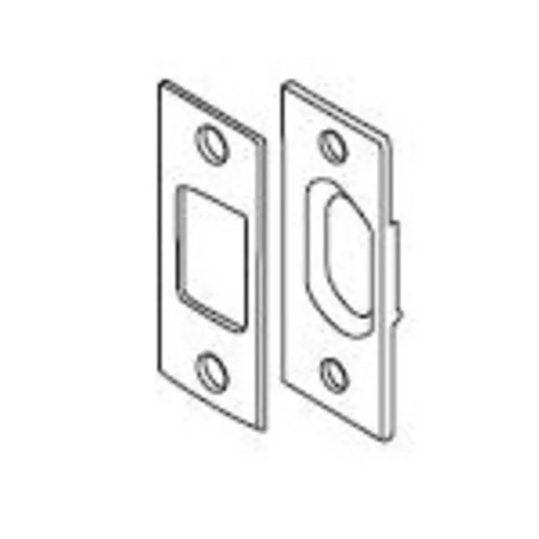 Schlage Square Strike Plate and Strike Frame Reinforcer with Screws ...